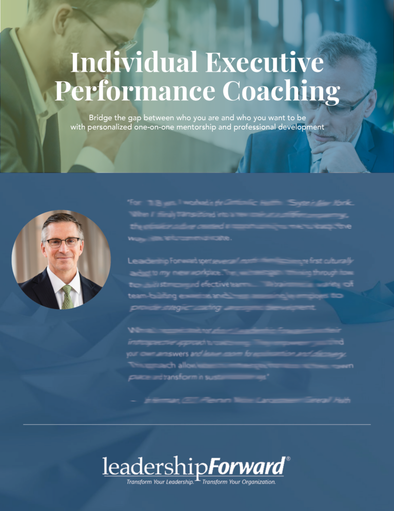 Executive Coaching | Training Program - Leadership Forward